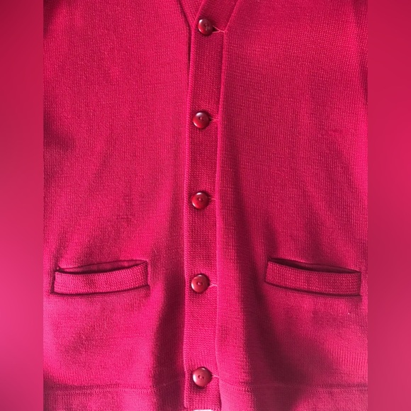 smithee | Sweaters | Vintage 95s Red Smithee Cardigan San Francisco Roy ...